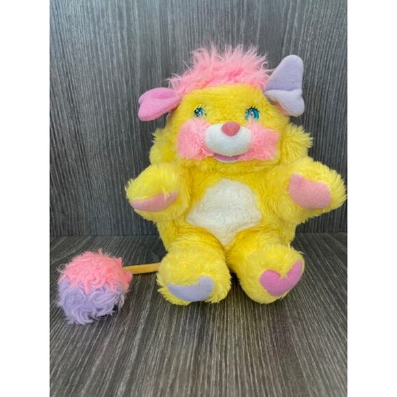 Mattel | Toys | Vintage 98s Potato Chip Popple Yellow Plush Toy | Poshmark